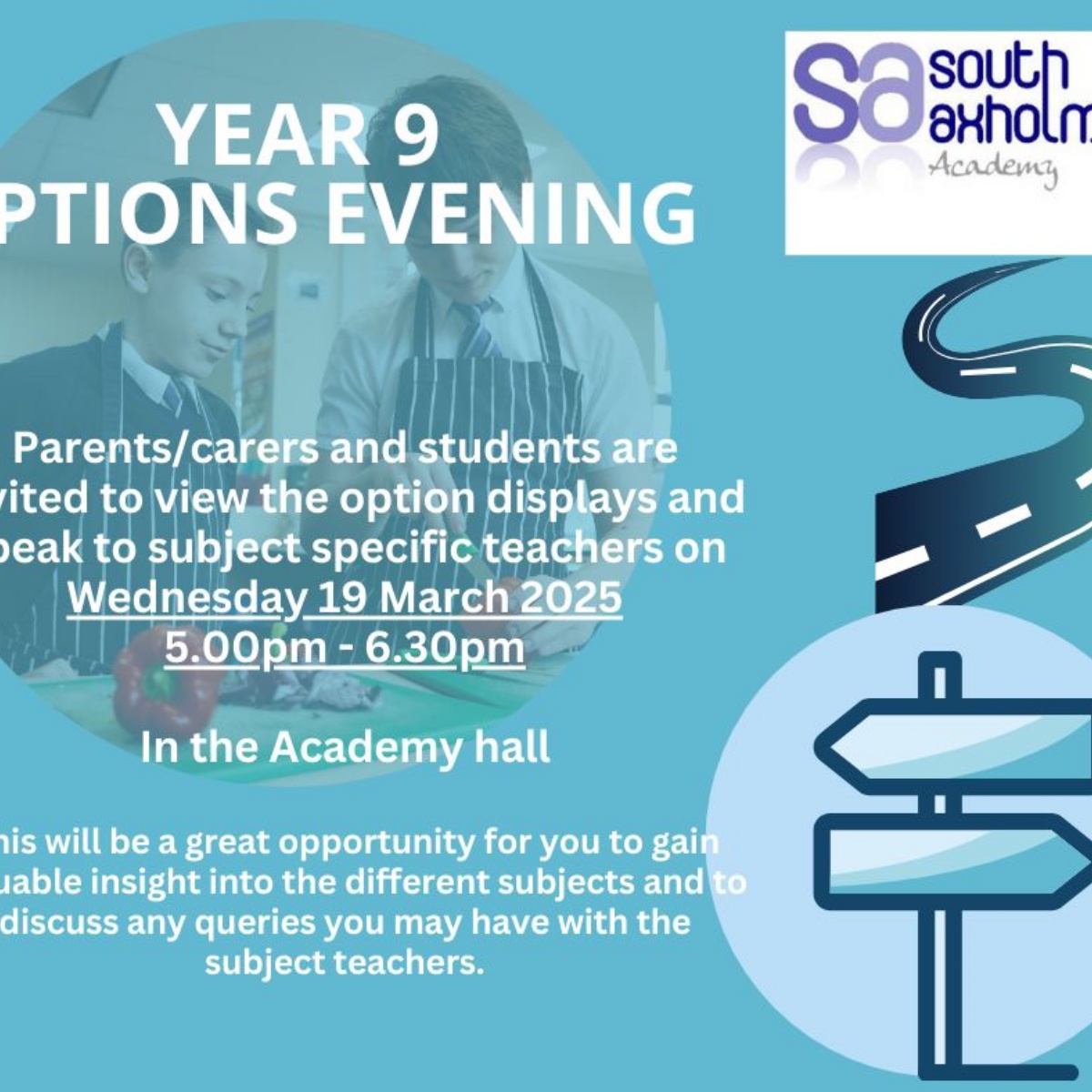 South Axholme Academy - Year 9 Options Evening